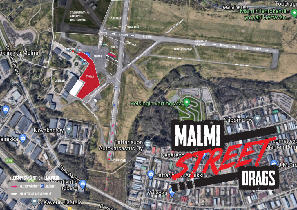 Malmi Street Drags #3 – Viimeiset vedot Malmilla! Aluekartta. – Finnish ...